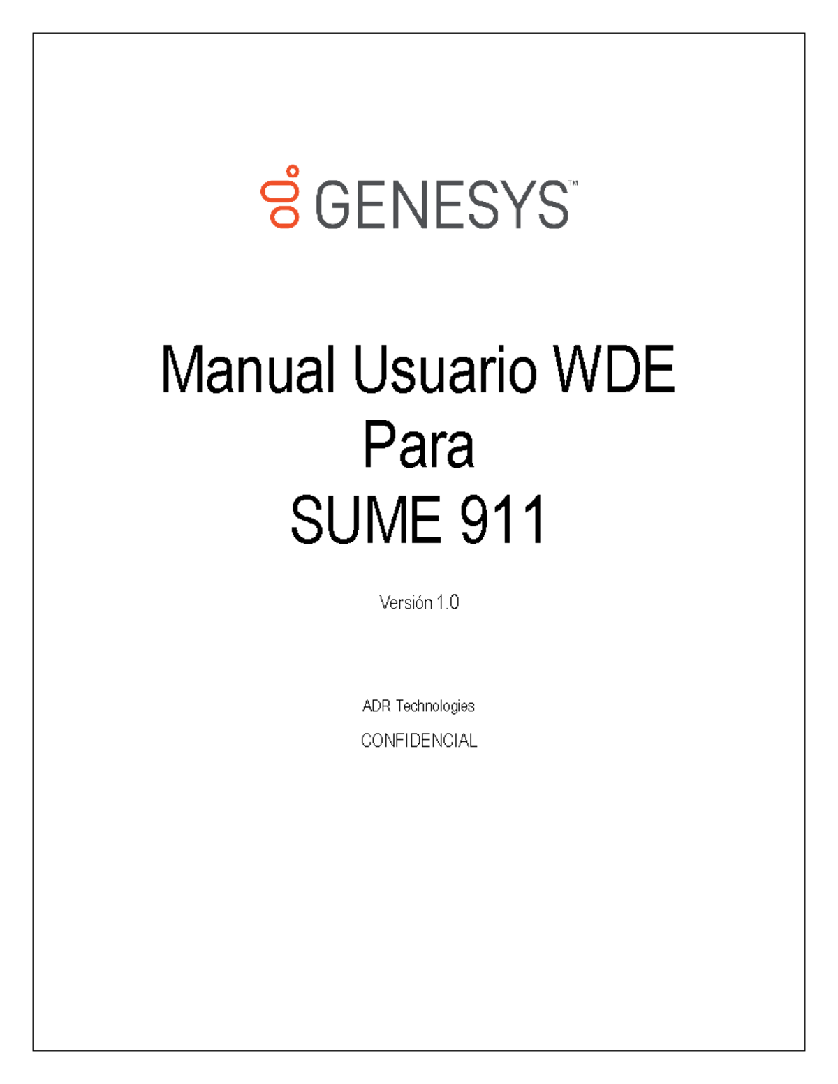 Manual WDE Genesys Usuarios Final (003) - Manual Usuario WDE Para SUME ...