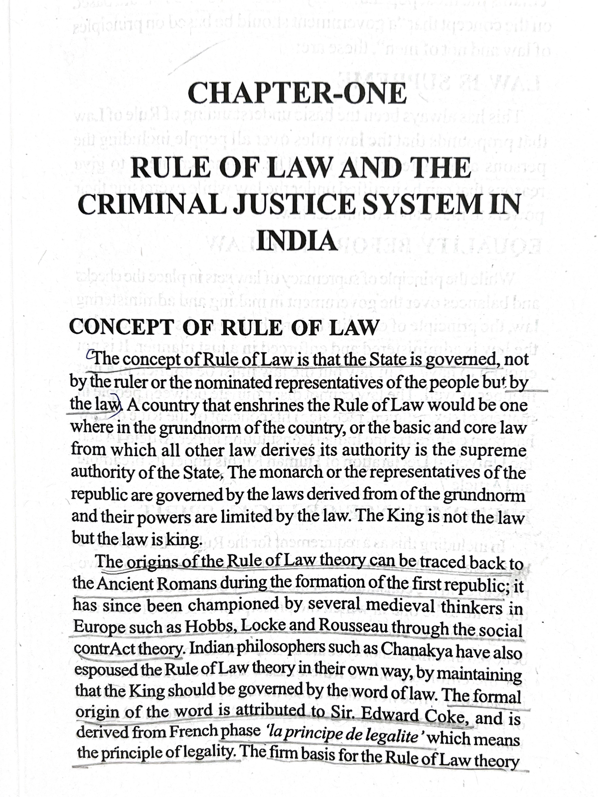 Unit 1 Rule of Law - your law your rights - Studocu