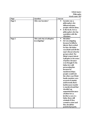 Socratic notes Ch 2- Critical thinking by example - Edwin Juarez ...