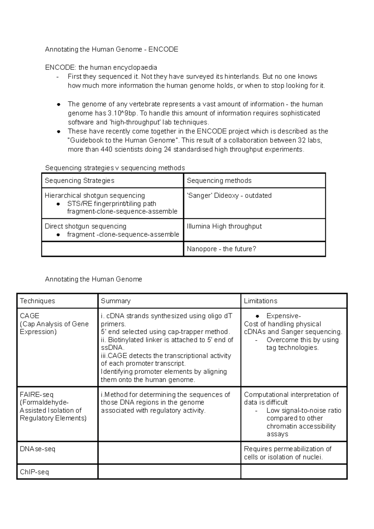 Annotating the Human Genome - Encode - Annotating the Human Genome ...