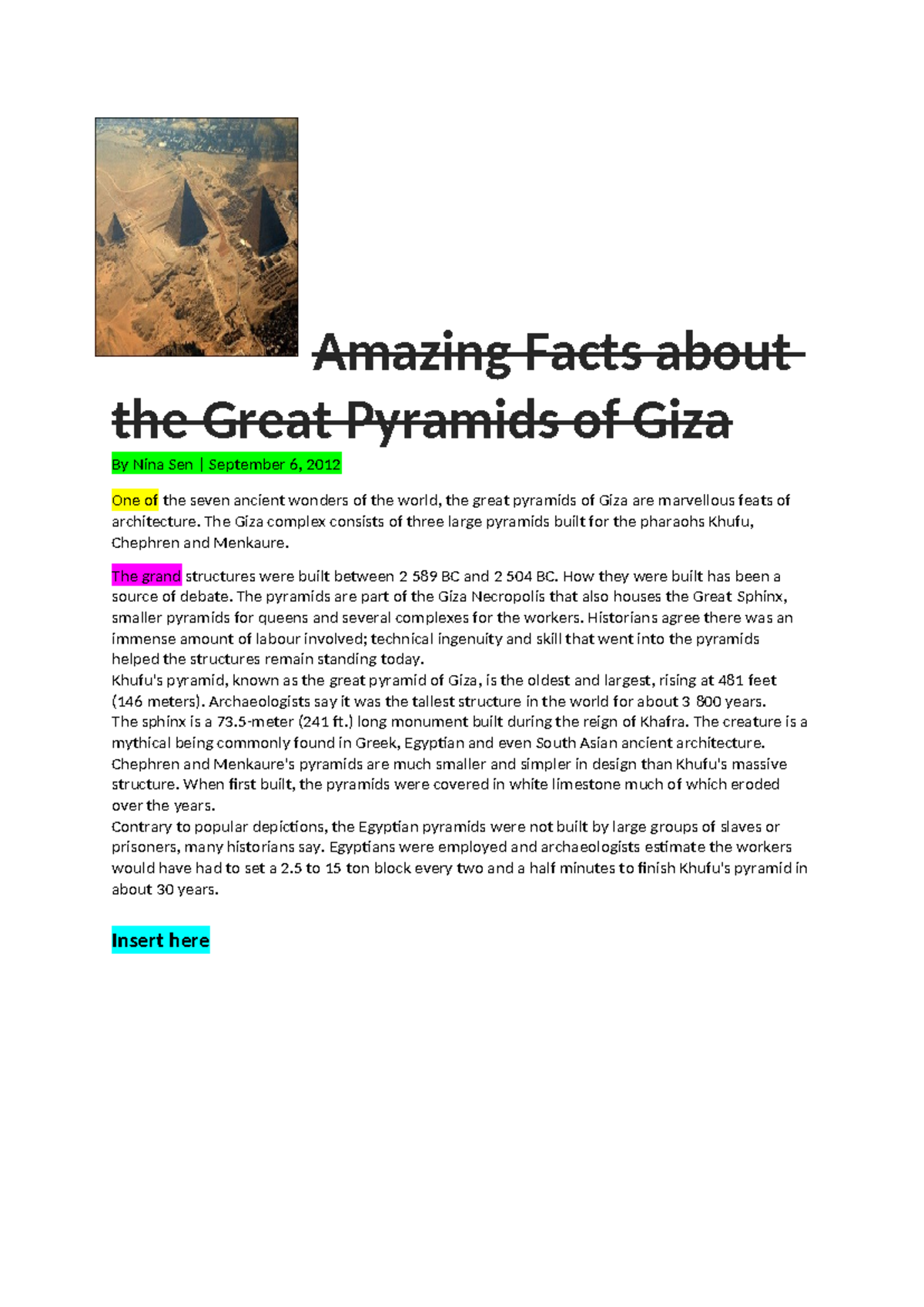 1Pyramids - The Giza complex consists of three large pyramids built for ...
