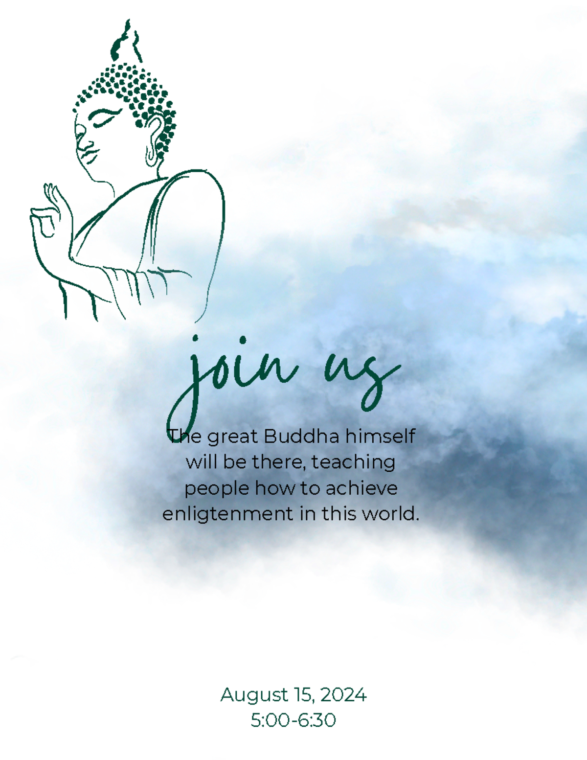 Blue Aesthetic The Wedding Invitation Flyer - August 15, 2024 5:00-6 ...