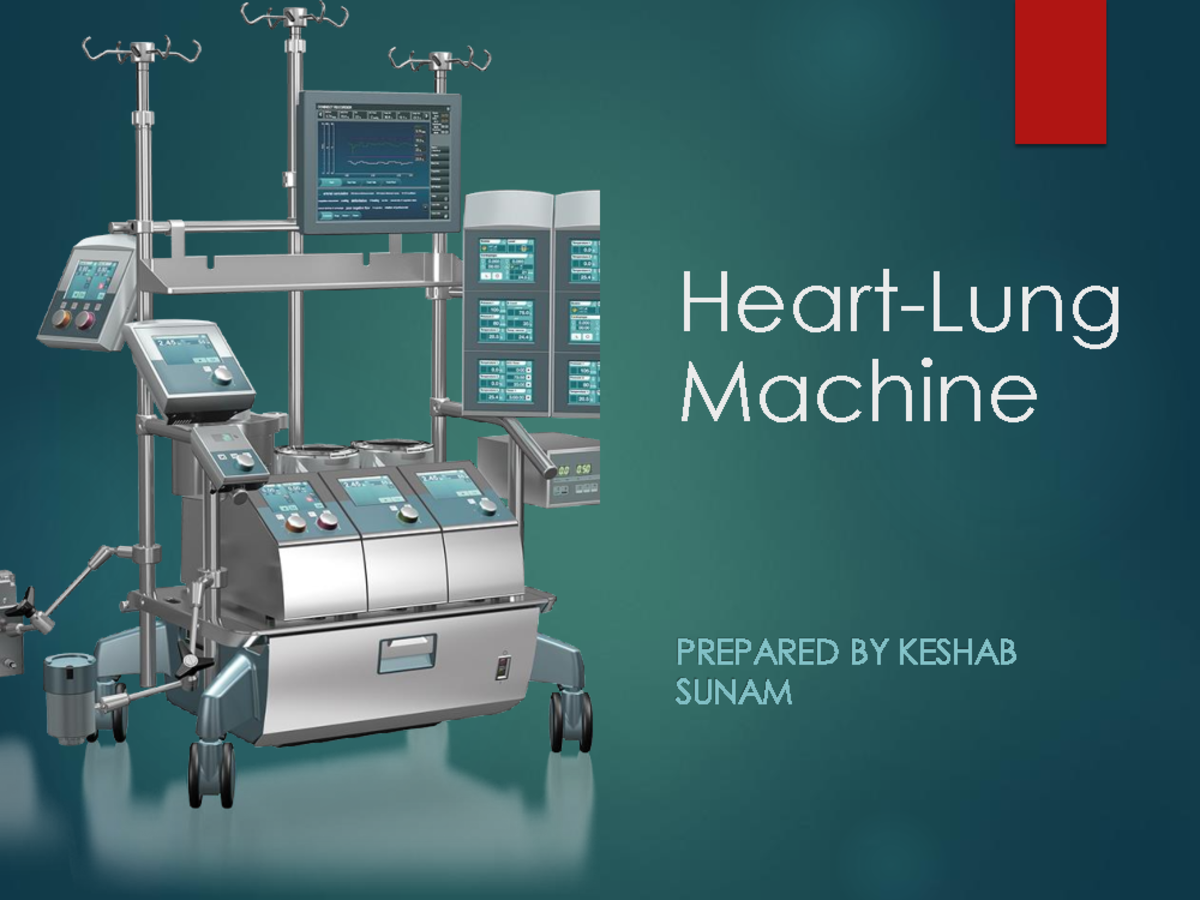 Presentation Herz Lung Maschine - Heart-Lung Machine Introduction The ...