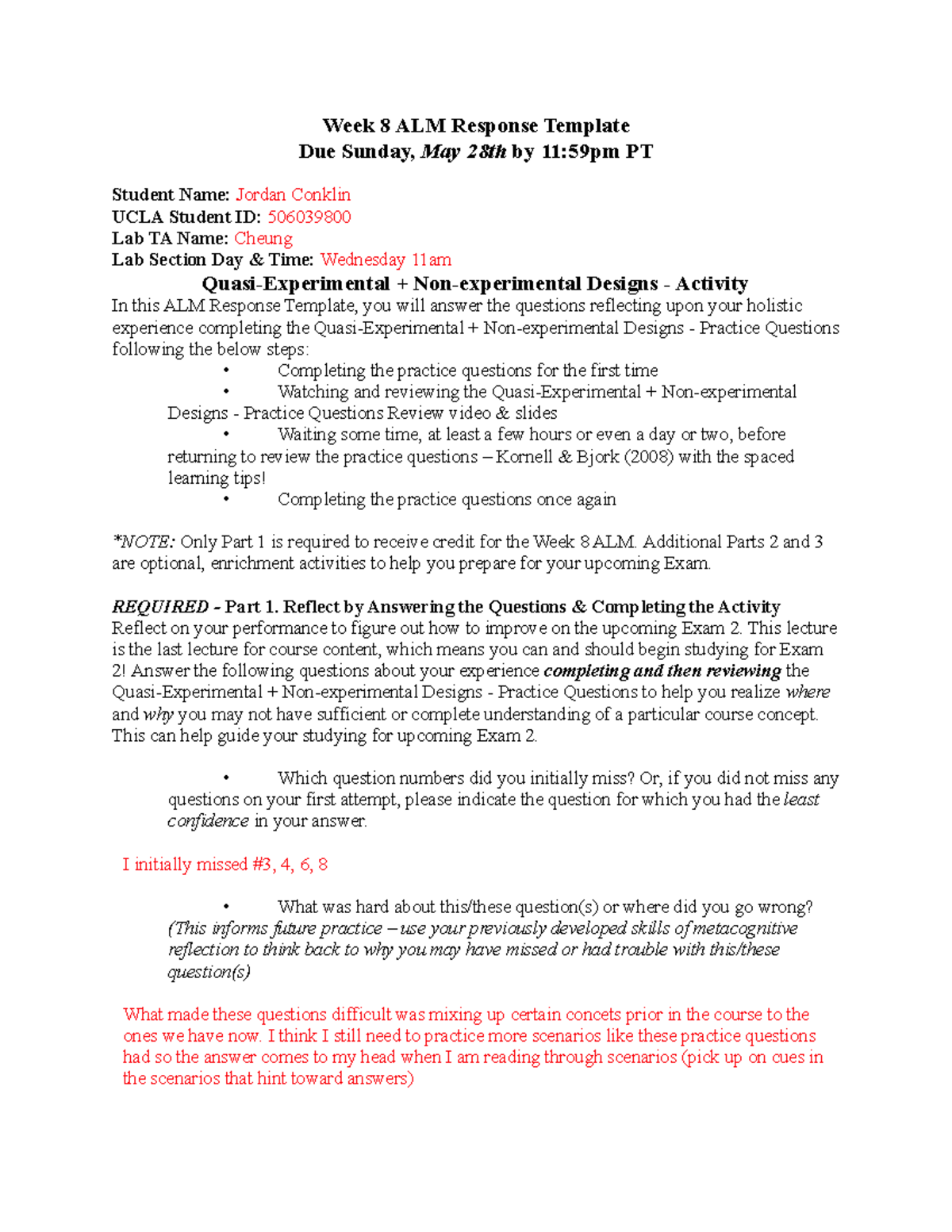 ALM Response PSY100B - PSYCH 100B - UCLA - Studocu