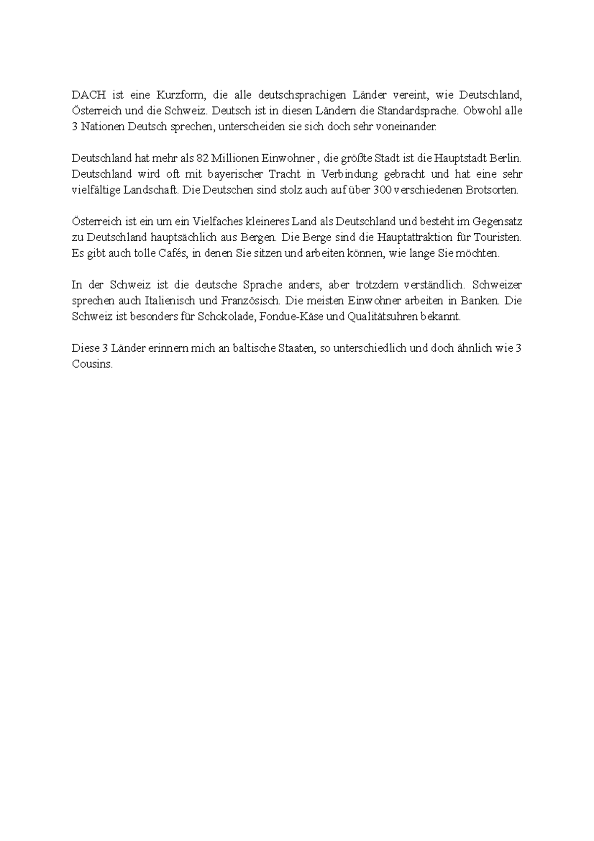 DACH - sprachen - dach - german classes - SGH - Studocu