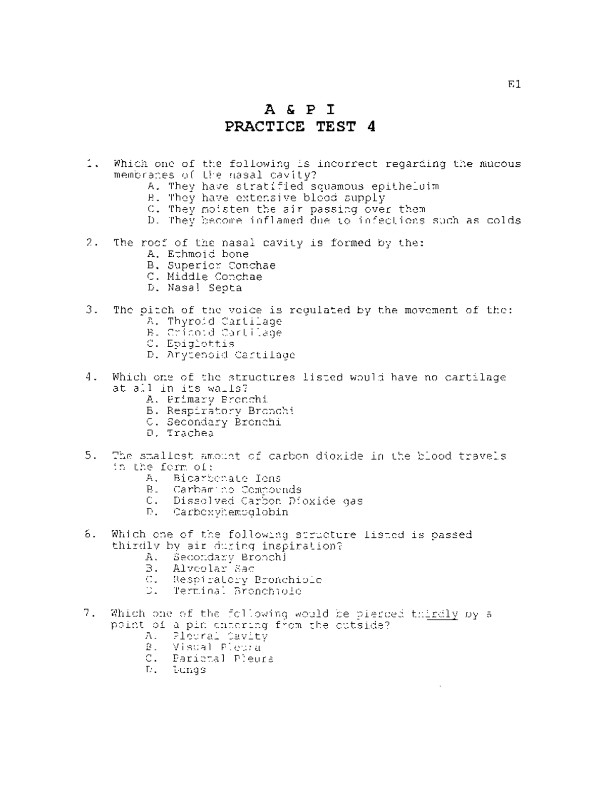 Ap1 testfour - test - English for English - Studocu