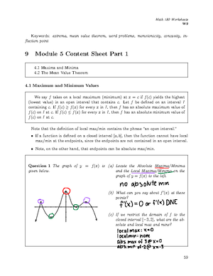Fall 2020 Math 180 - discussion work - Math 180 Calculus 1 Worksheets ...