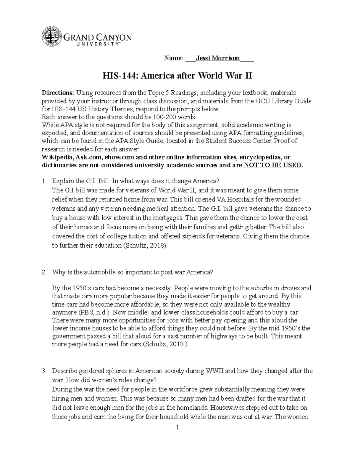 HIS-144-RS-America after WWII Worksheet - Name: Jessi Morrison_ HIS-144 ...
