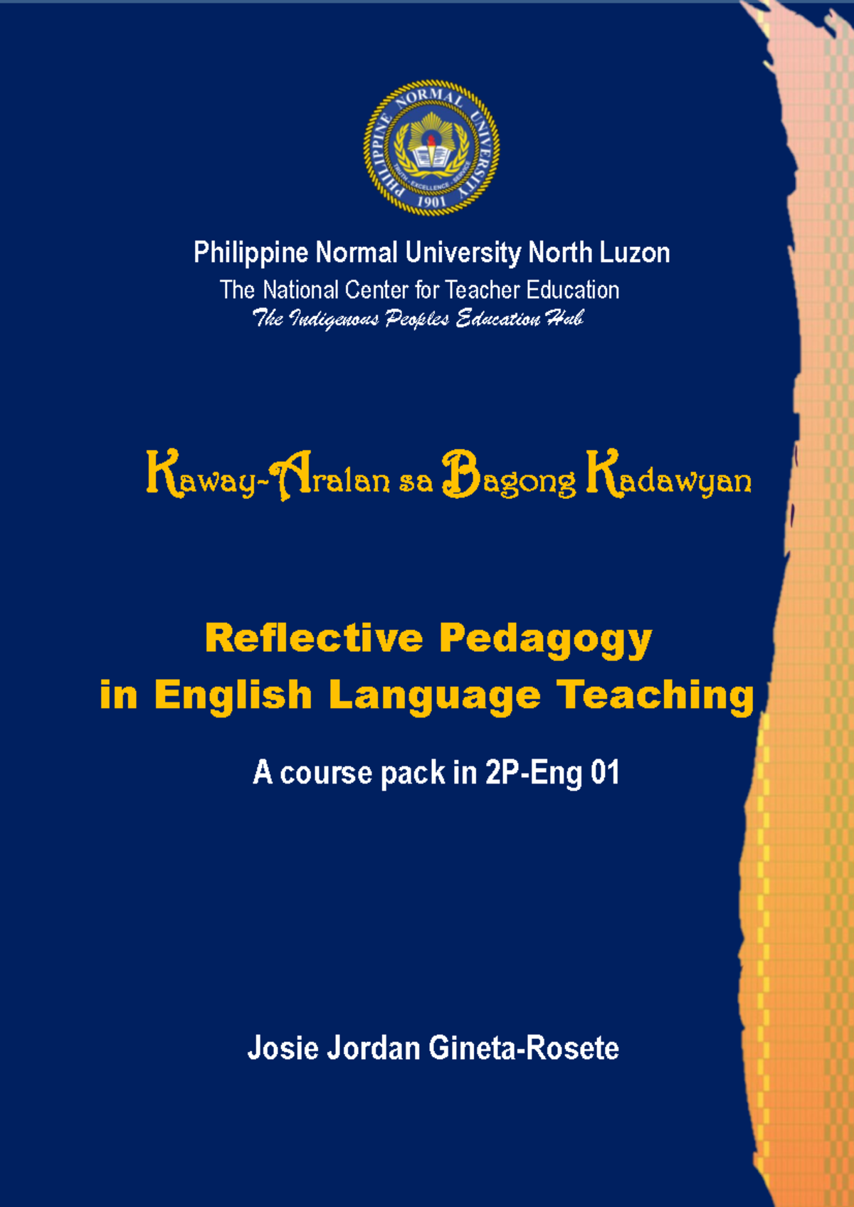 Reflective-Pedagogy-Coursepack - Philippine Normal University North ...