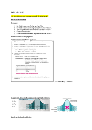 WISC interpreteren en rapporteren - WISC-V-NL: Interpreteren en ...