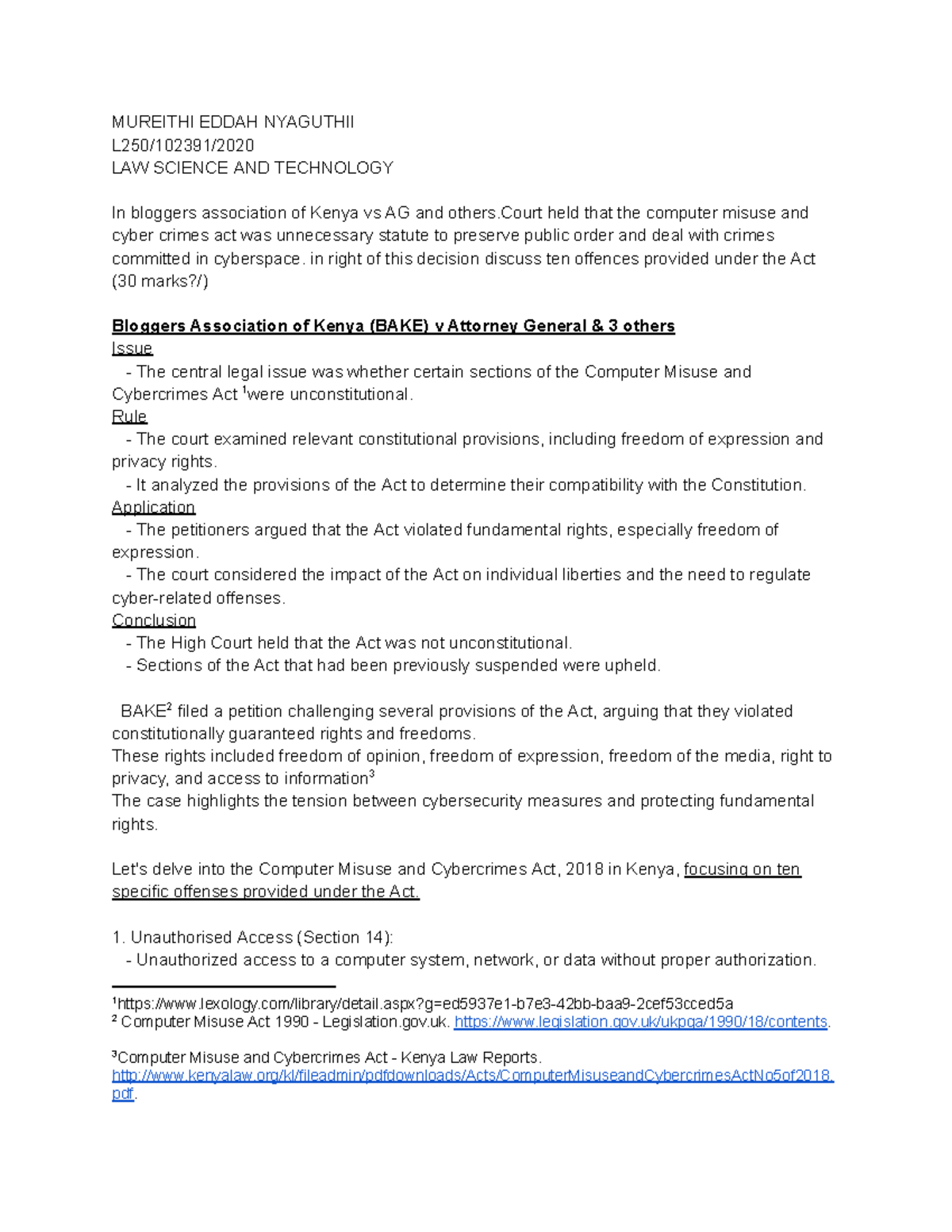 Untitled document - MUREITHI EDDAH NYAGUTHII L250/102391/ LAW SCIENCE ...