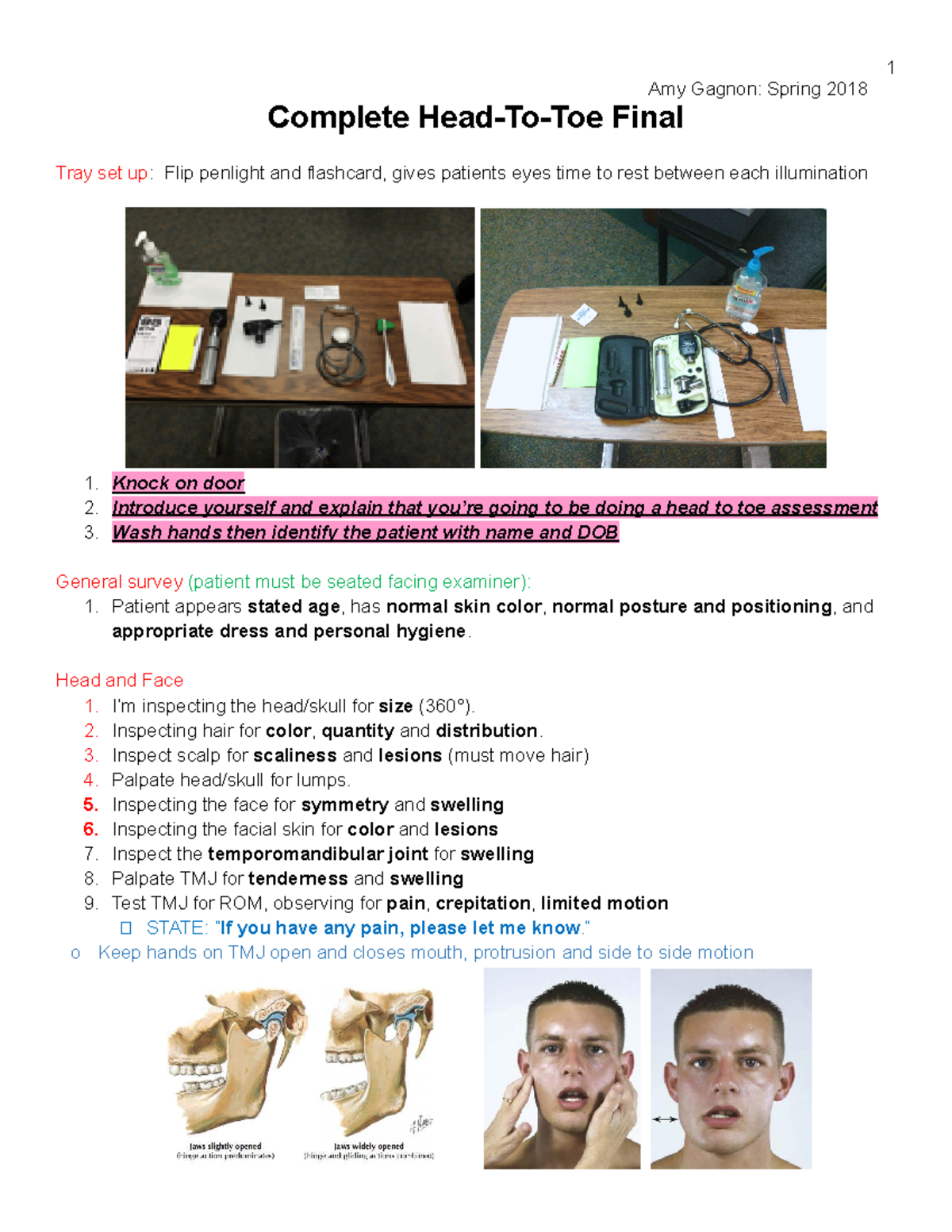 Head to toe directions - Amy Gagnon: Spring 2018 Complete Head-To-Toe ...