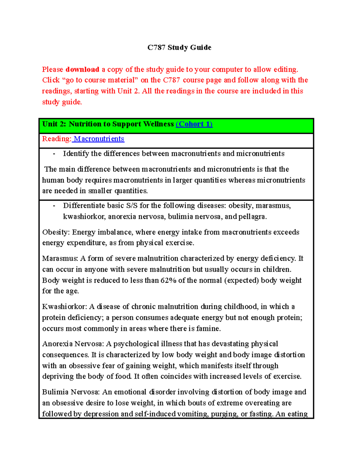 787 Study Guide 2020 (Repaired) - C787 Study Guide Please download a ...