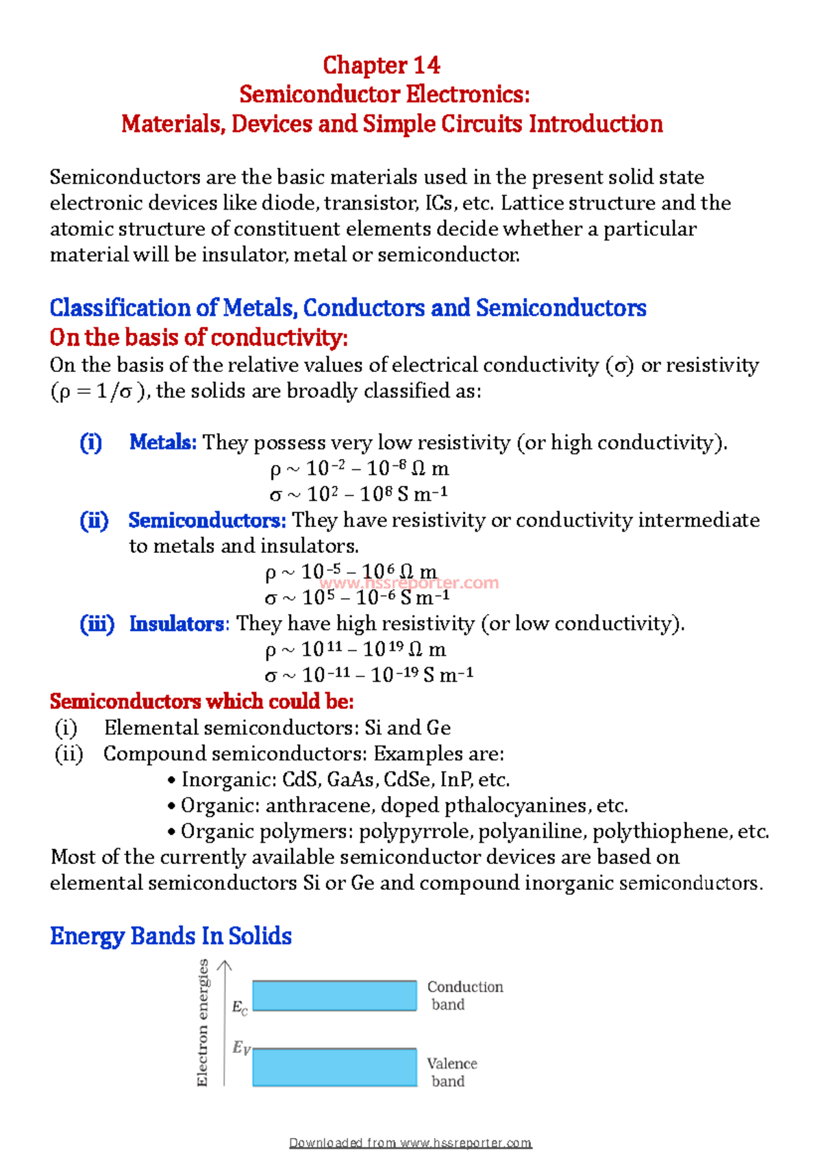 Semiconductors Ncert - Chapter 14 Semiconductor Electronics: Materials ...