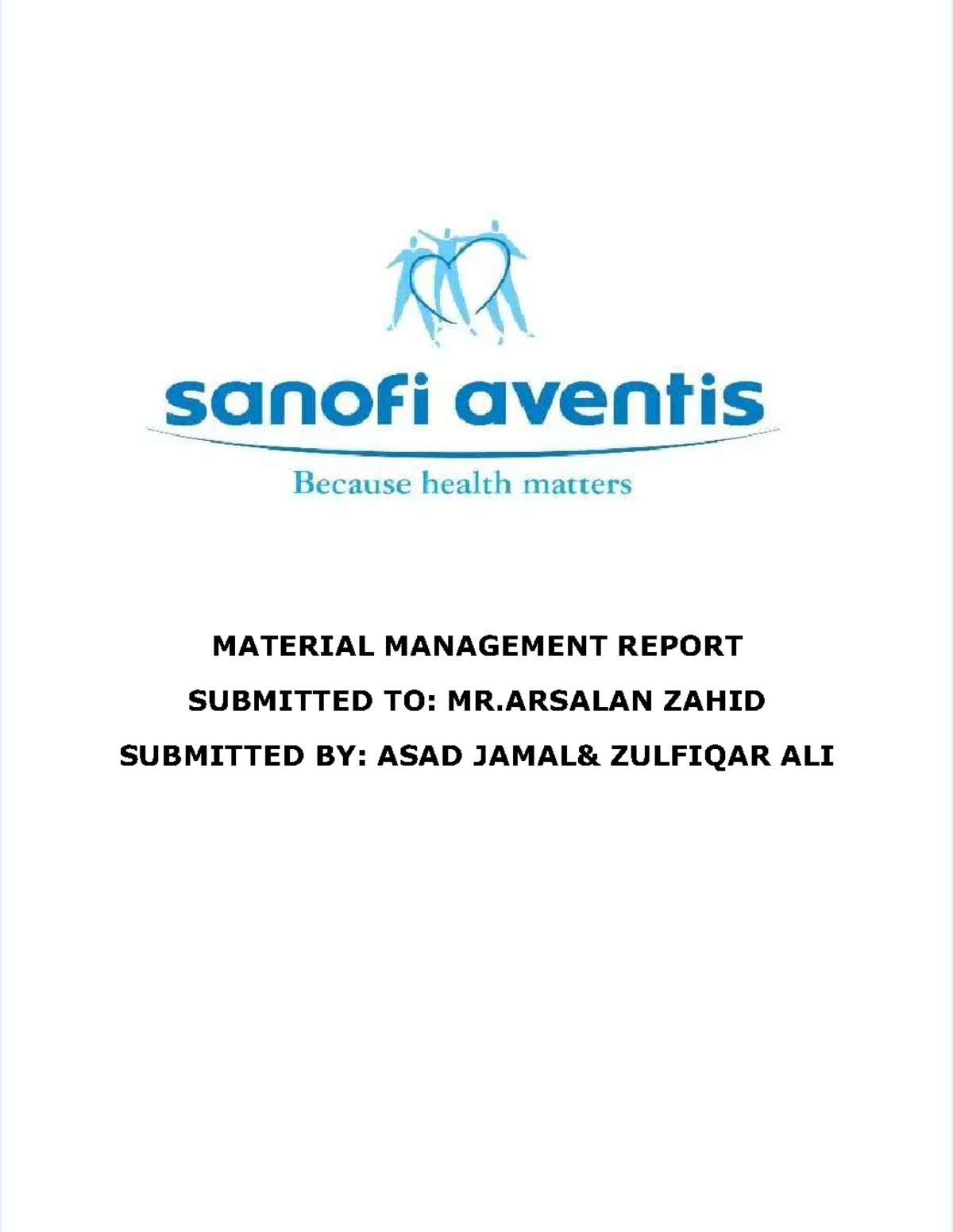 Pdf-sanofi-aventis-vaccines-supply-chain-process compress-6 - MATERIAL MANAGEMENT REPORTMATERIAL ...