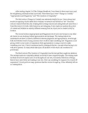 Resources Reading Reflection - After reading chapter 2 of Common Sense ...