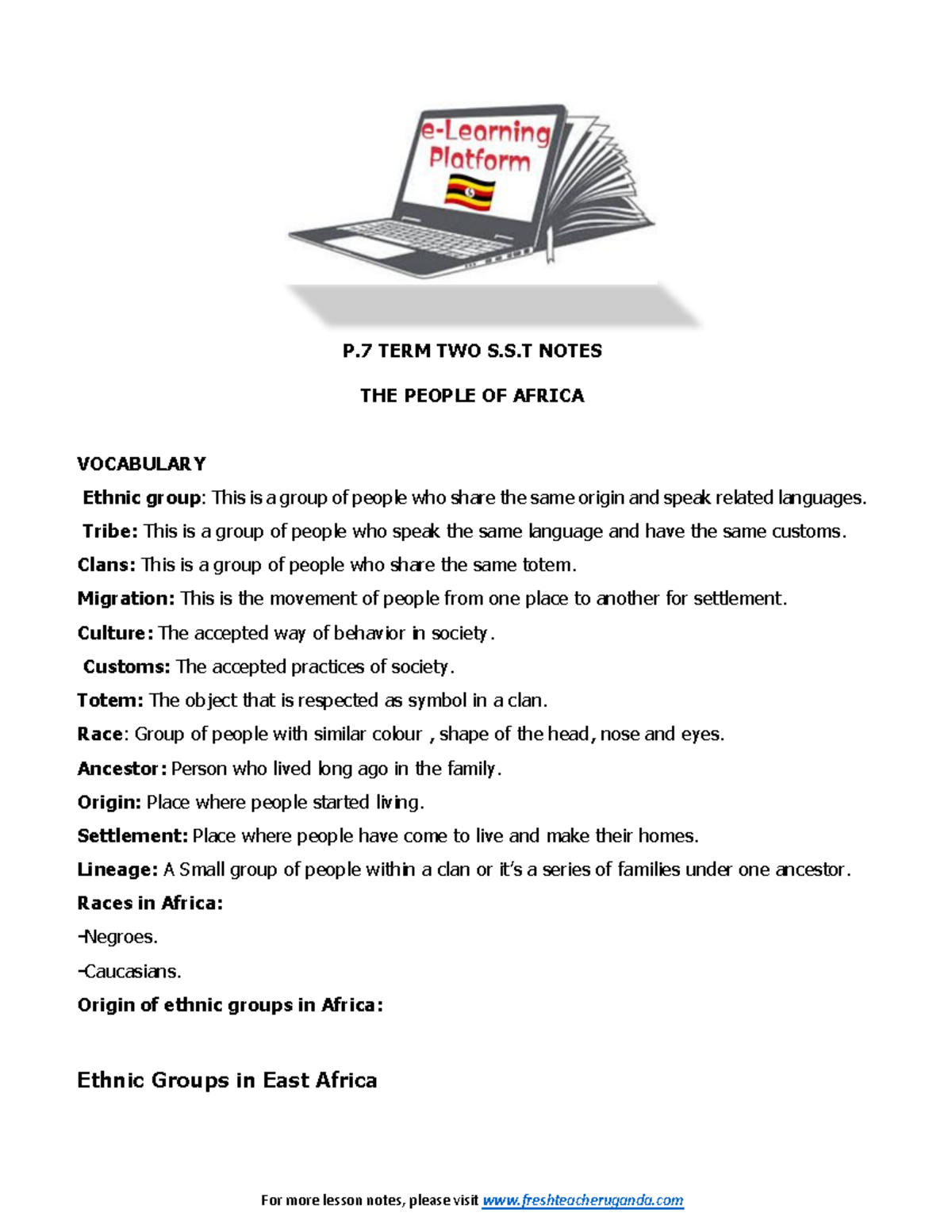 P.7-SST- Notes-TERM-2-AND-3 - For more lesson notes, please visit ...