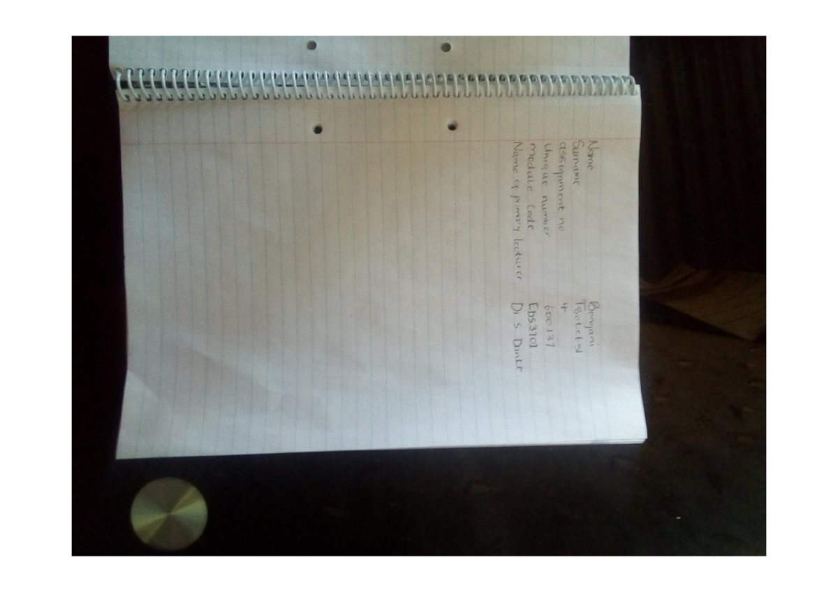 Edsass 4 1 - Educational studies assignment 4 .good - ESC 3701 - Unisa ...