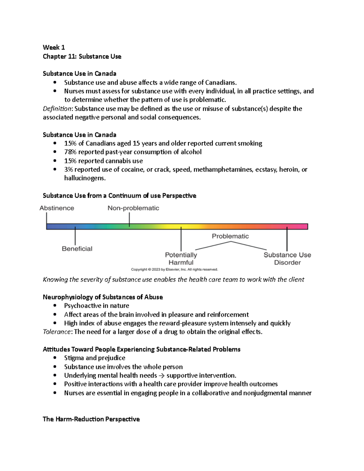 Substance Abuse - Nurses must assess for substance use with every ...