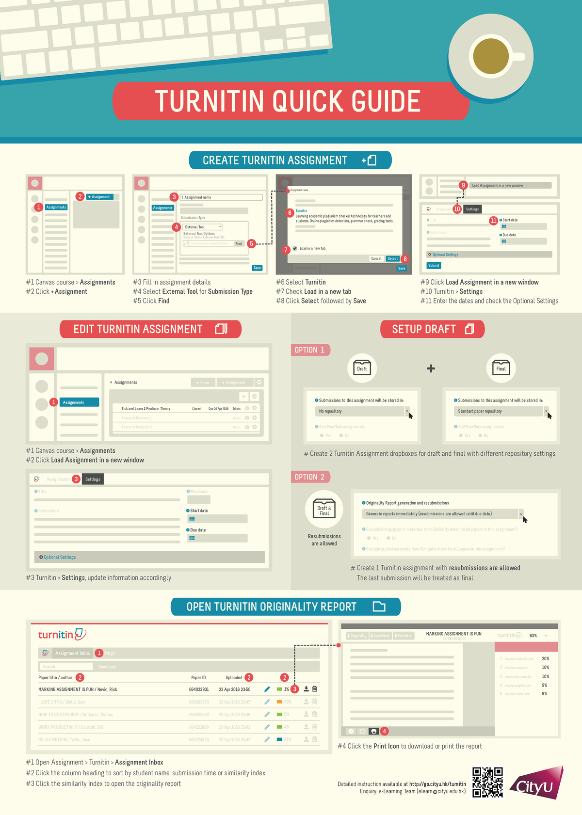 Canvas Turnitin Quick Guide - TURNITIN QUICK GUIDE # 3 Fill in ...
