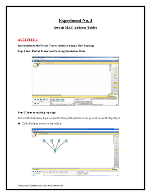Lab 7 report - Solution - Title: NAT Introduction: In this lab, we’ll ...