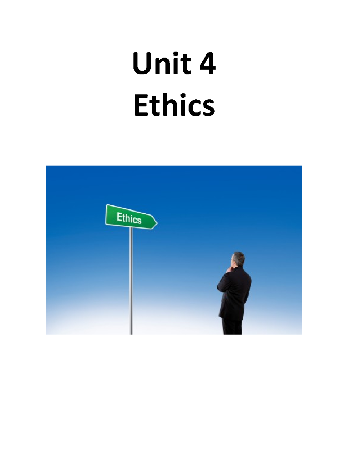 Unit 4 thay thế - Từ mới - Unit 4 Ethics GETTING READY A/ Discuss this list of unethical ...