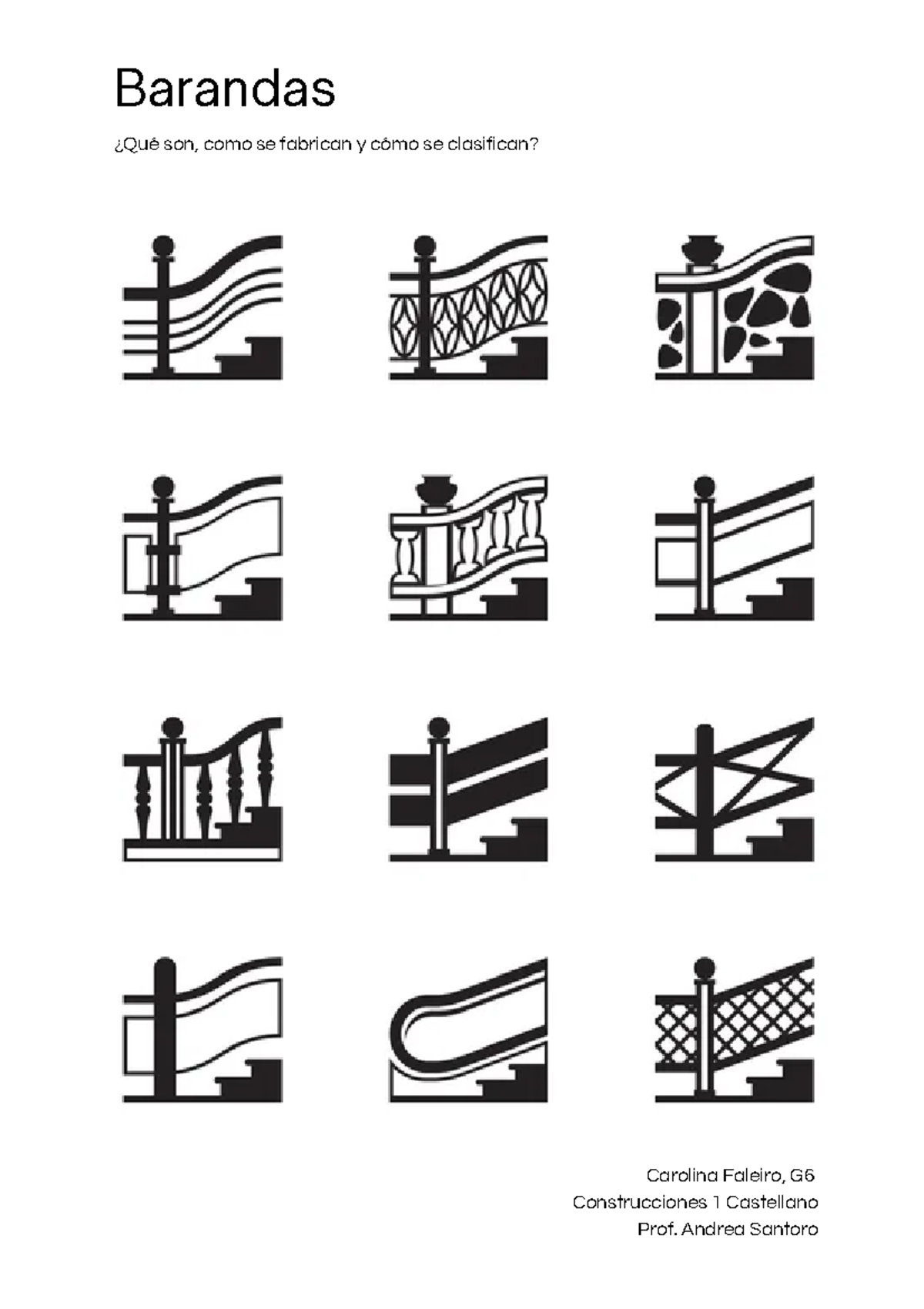 Barandas informe - Barandas ¿Qué son, como se fabrican y cómo se ...