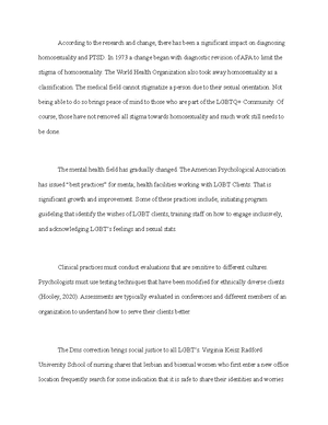 PSY 215 Module Five Milestone completed - Psy-215 - SNHU - Studocu