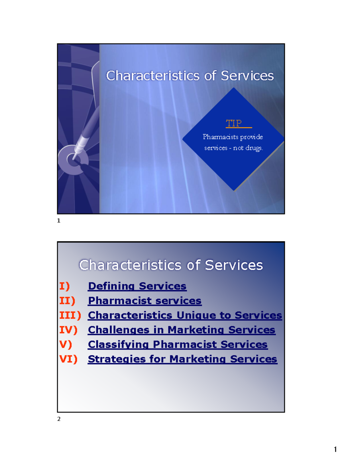 5. Chapter 3 - Characteristics of Service - Characteristics of Services ...