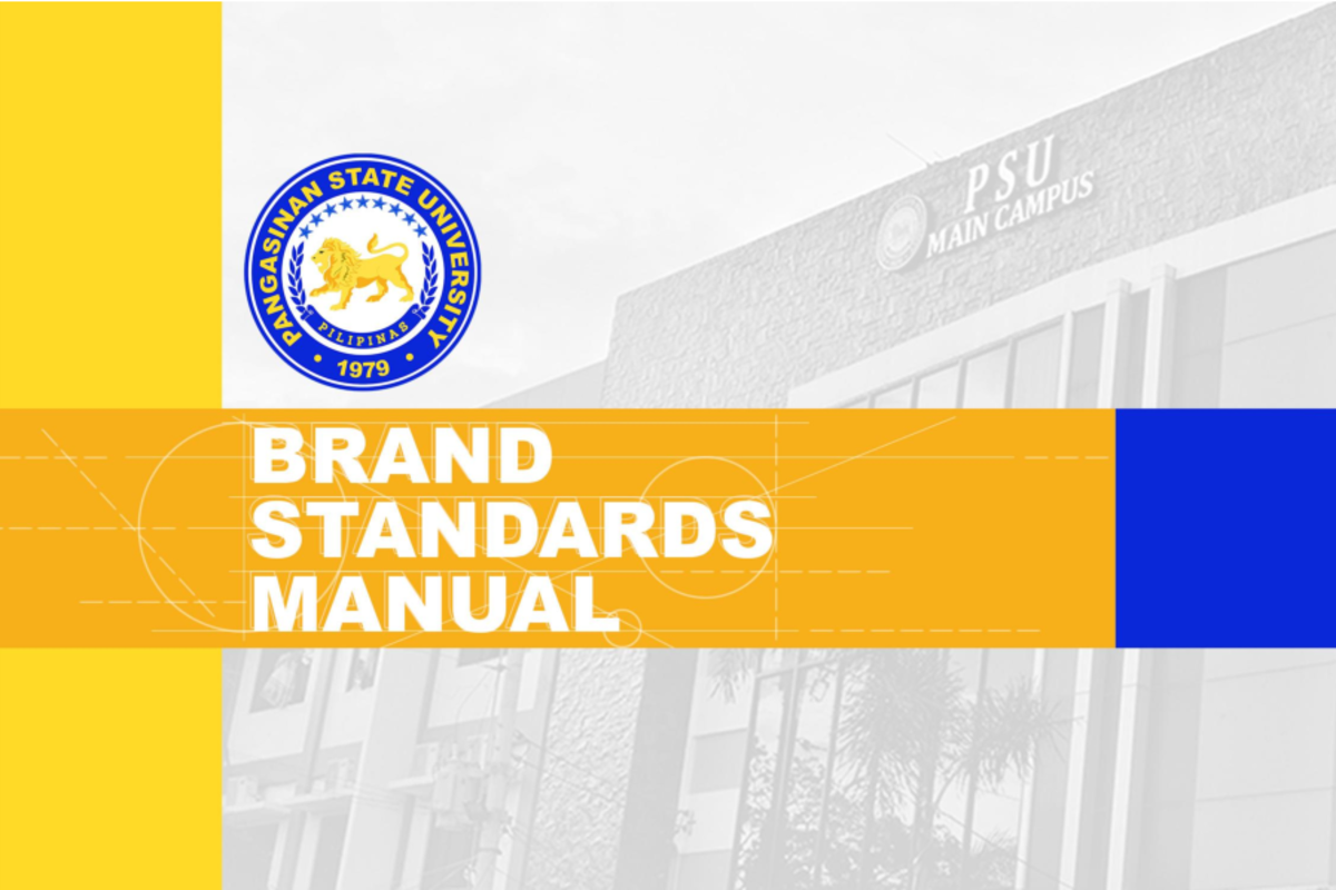Brand Standards Manual pdf - INTRODUCTION Pangasinan State University ...