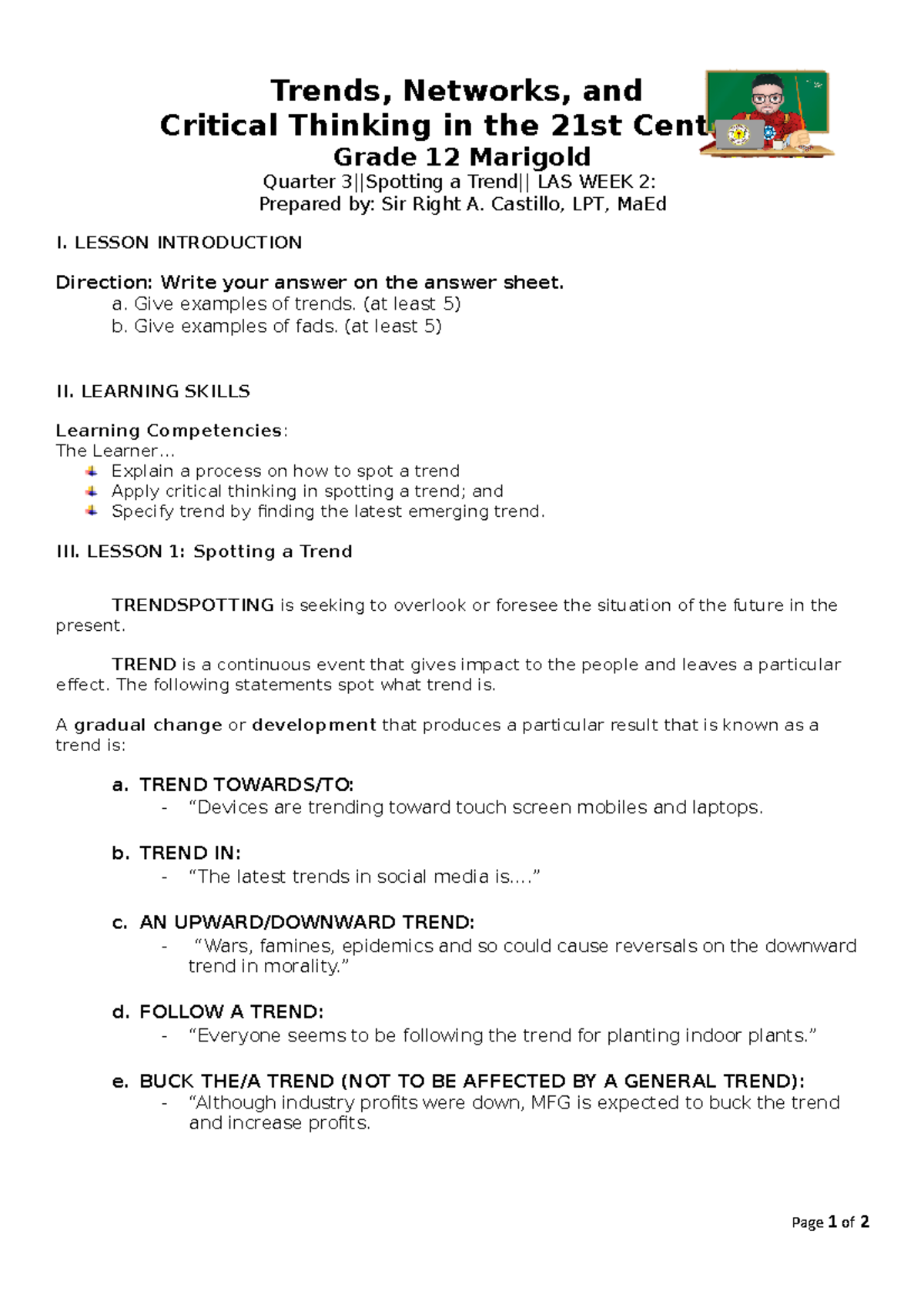 Trends, Networks, and Critical Thinking in the 21st Century Week 2 ...