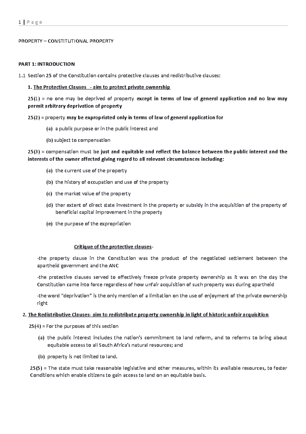 Property - constitutional property - PROPERTY – CONSTITUTIONAL PROPERTY ...