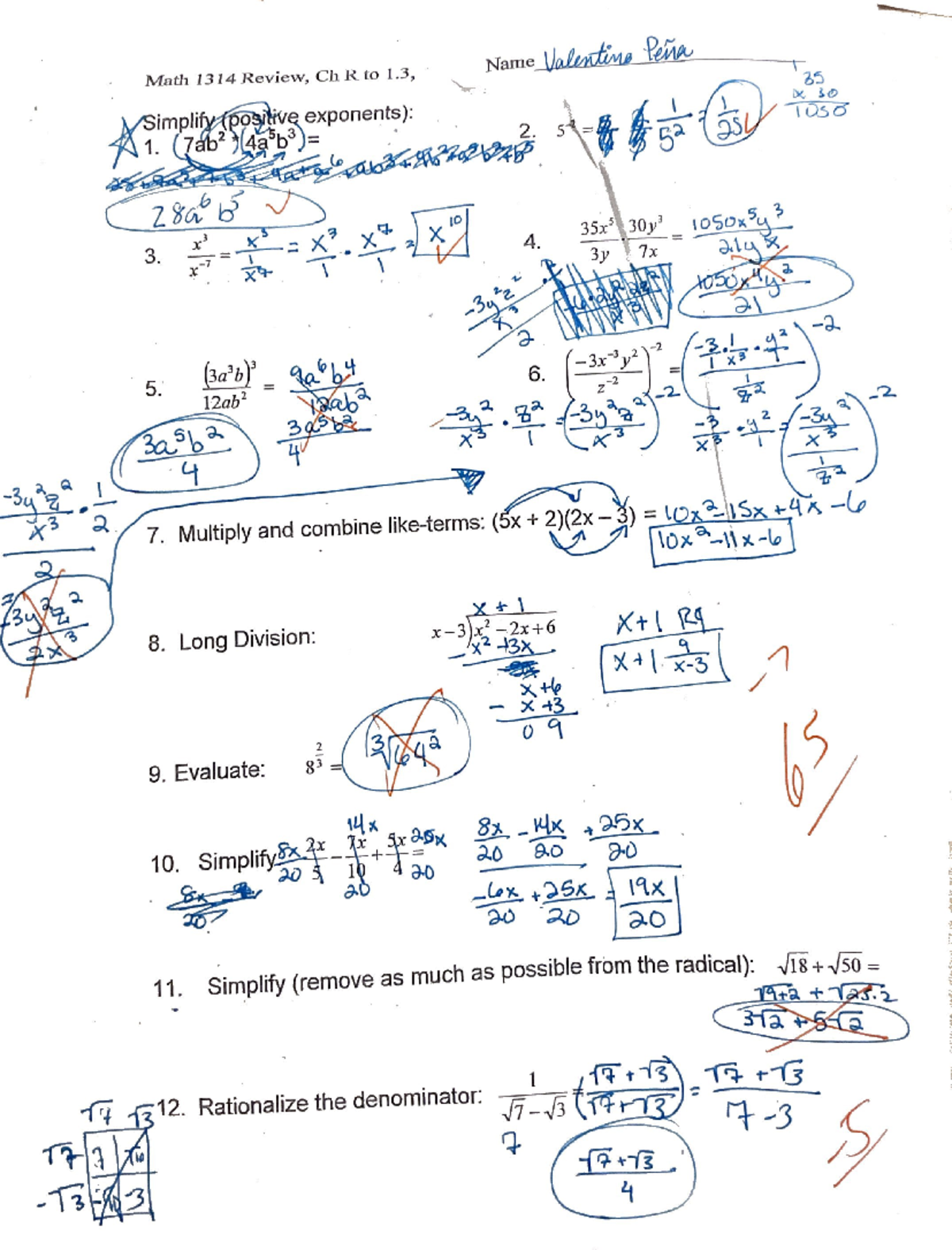 Ch R-1 - Exponents, properties, how to use them in equations - MATH ...