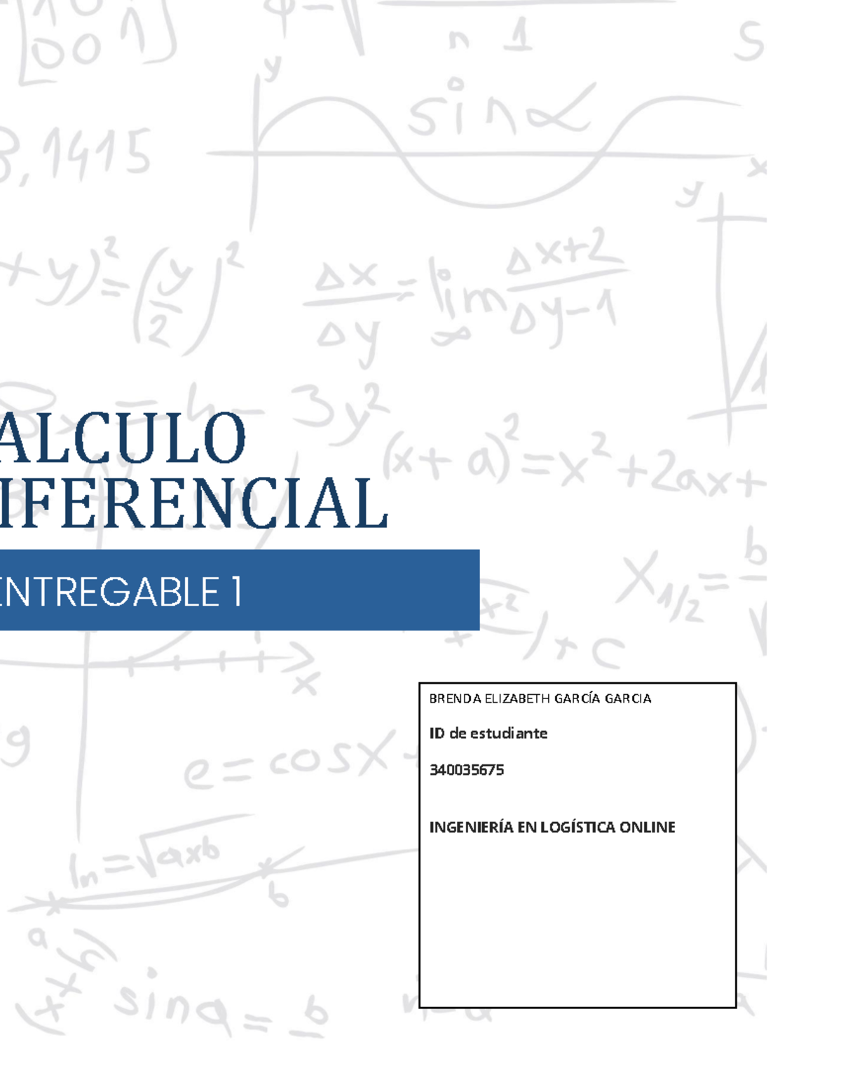 Entregable 1 pdf - cfd - Calculo - UNITEC - Studocu