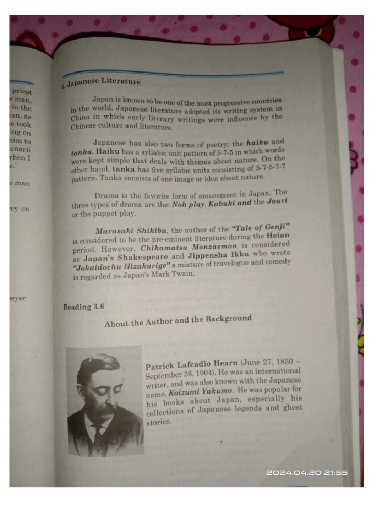 Japanese LIT - Science, Education - Studocu