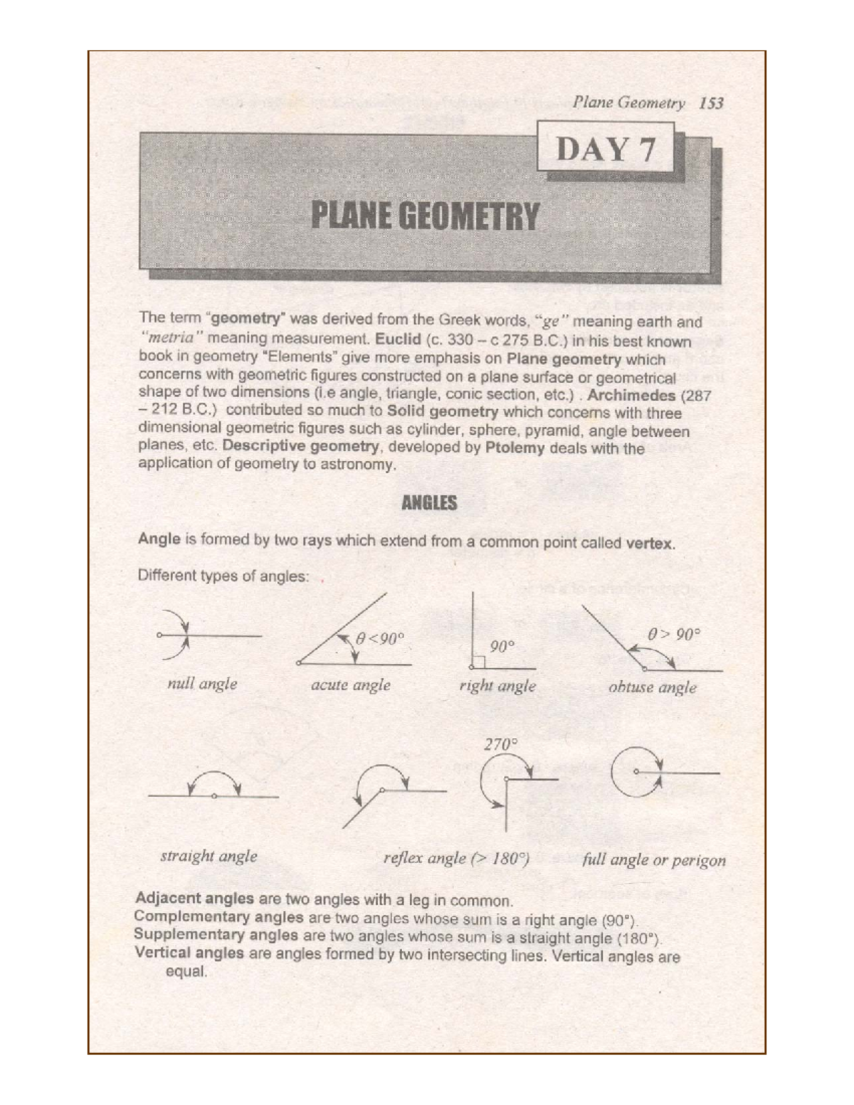 1001-Plane-Geometry - BS Civil Engineering - Studocu