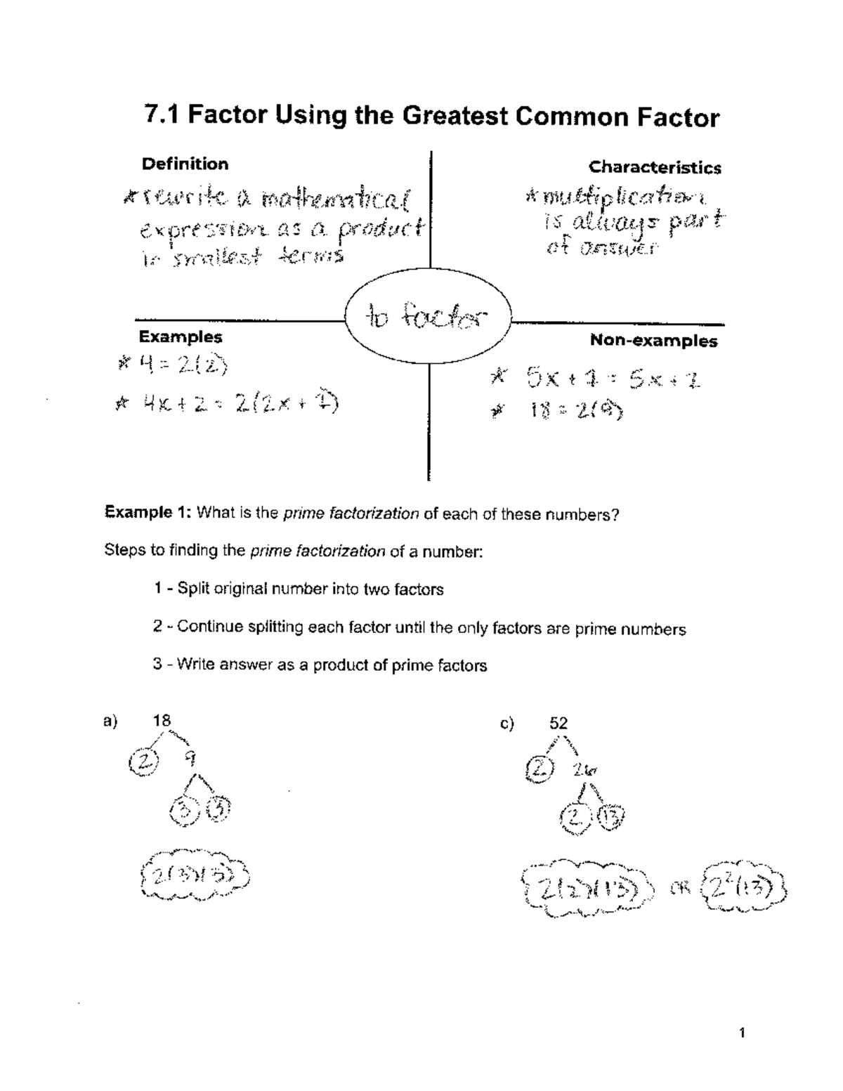 Unit 7 Filled in Note Packet - Studocu