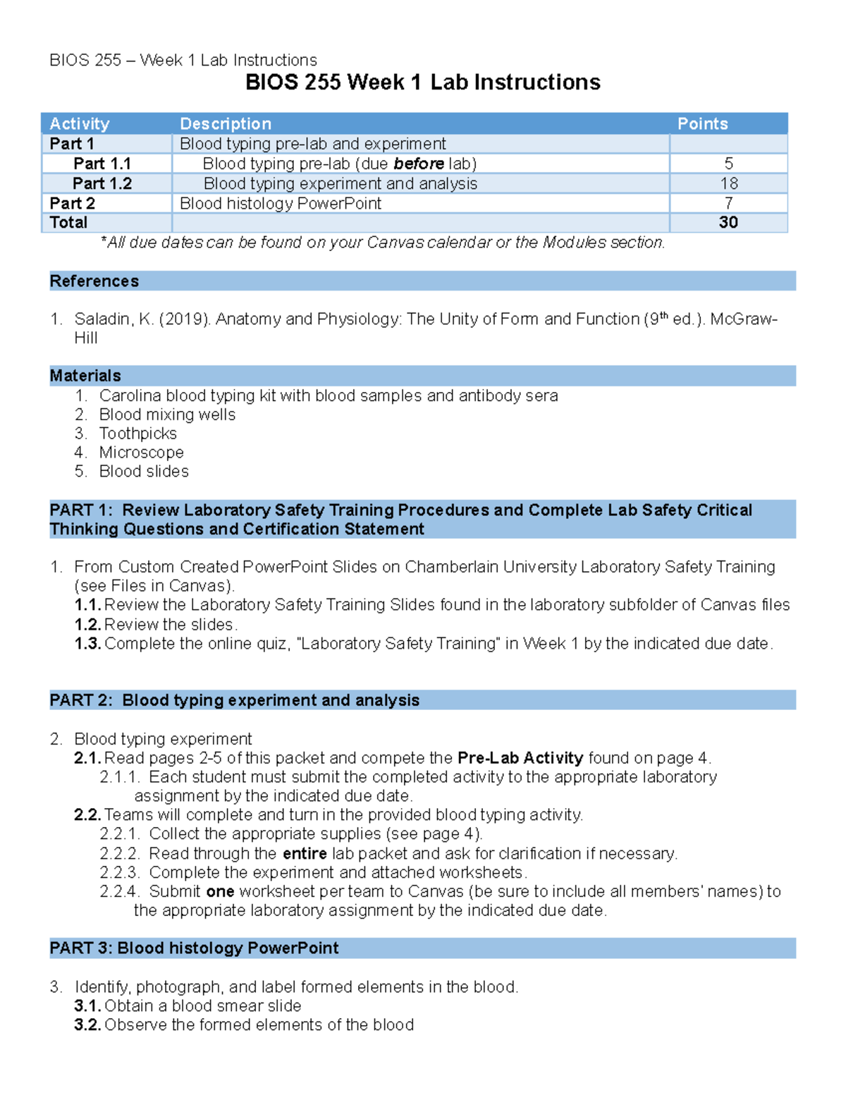 BIOS 255 Week 1 Lab Instructions - BIOS 255 Week 1 Lab Instructions ...