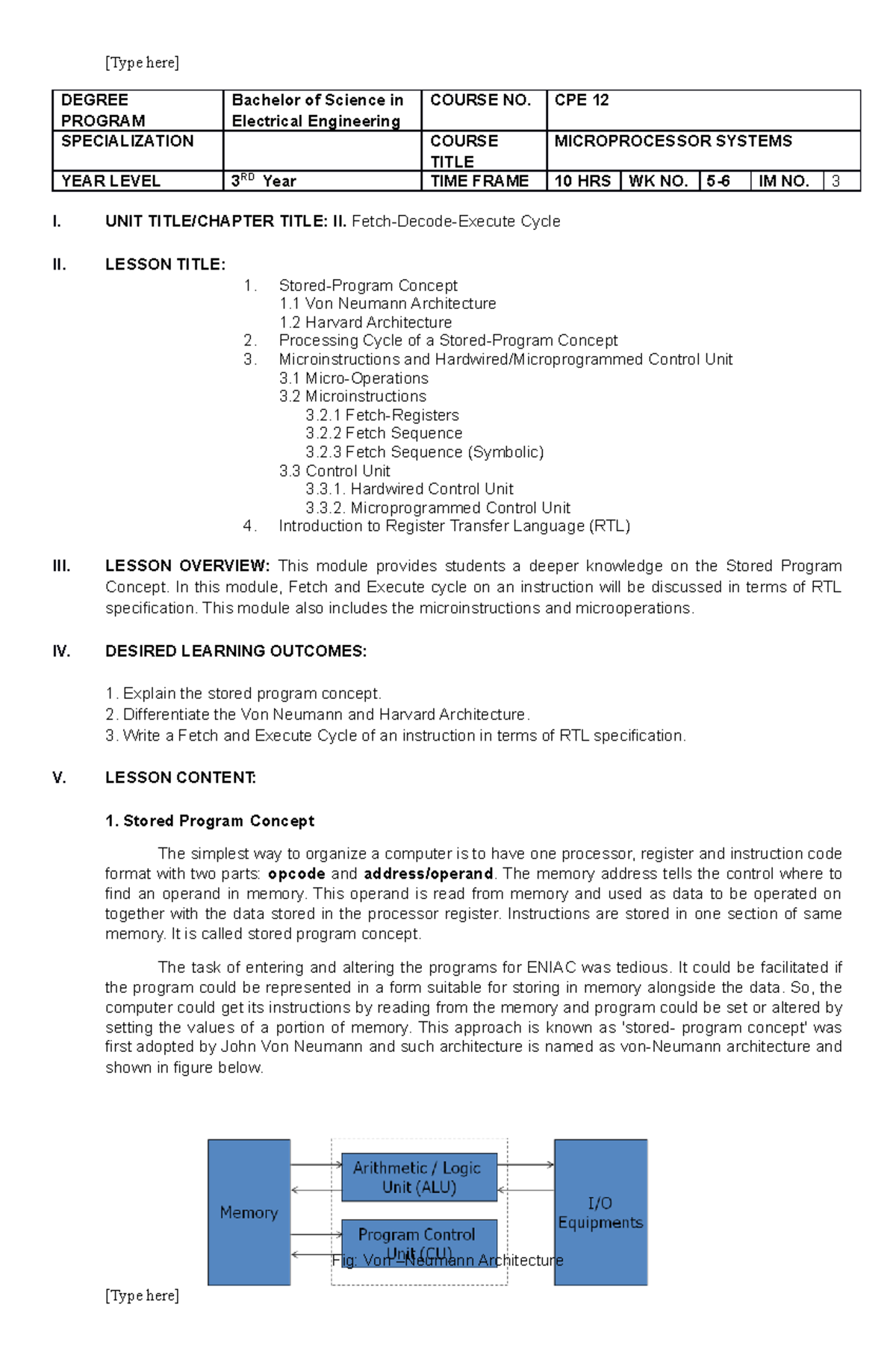 Microprocessor Systems Module 3 - DEGREE PROGRAM Bachelor of Science in ...