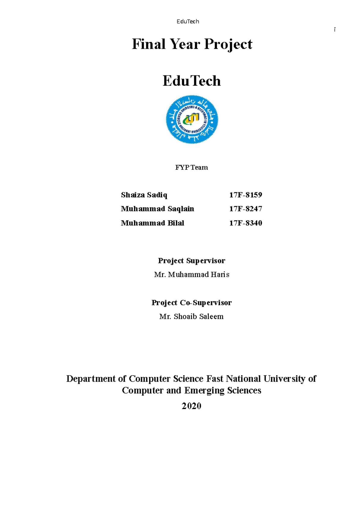 Edutech - This is SE full project for an education systems - i Final ...
