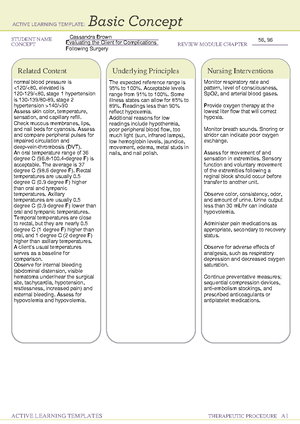 Analyzing Priority Findings to Address - STUDENT NAME DISORDER/DISEASE ...