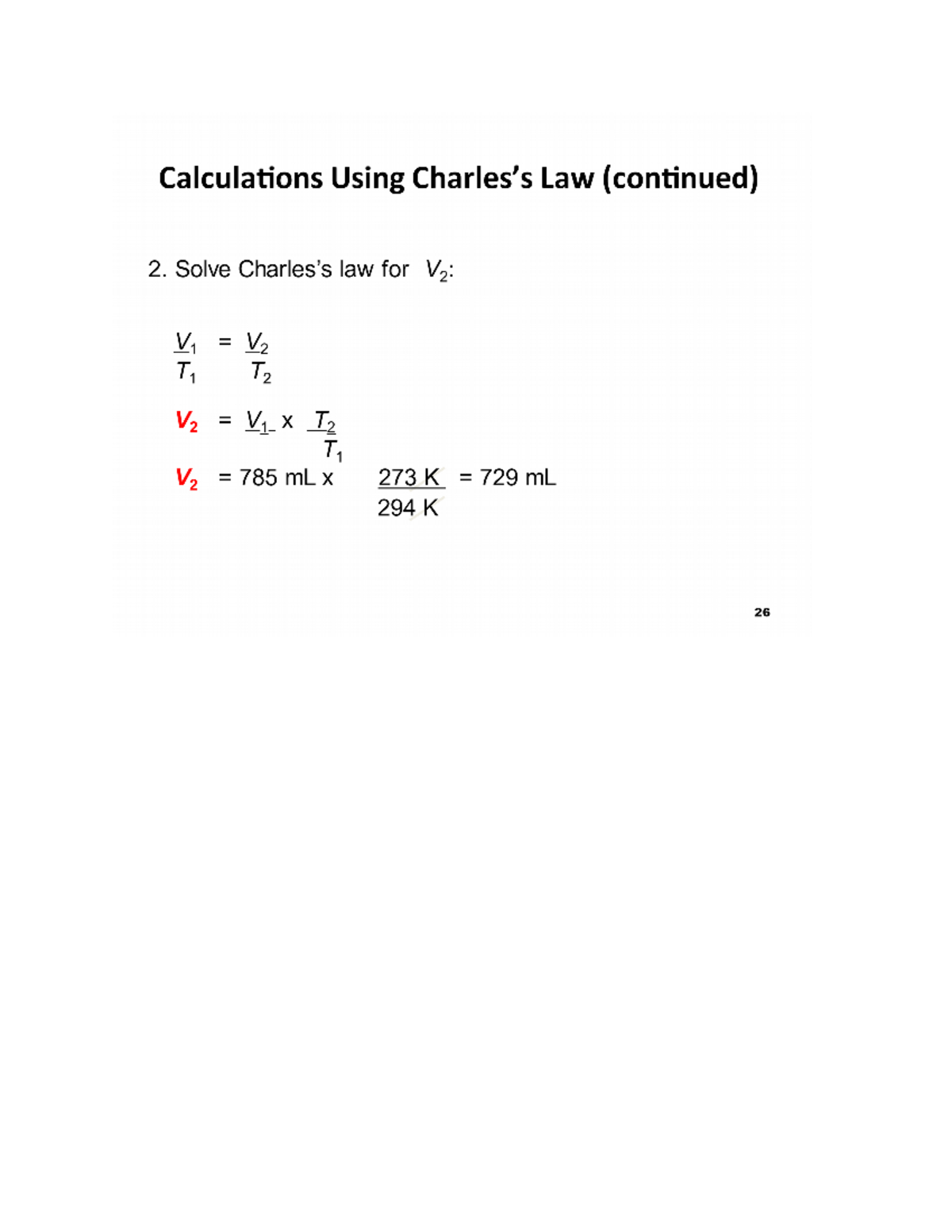 Ch.6A-Calculations using charles law - CHM 1020C - Studocu