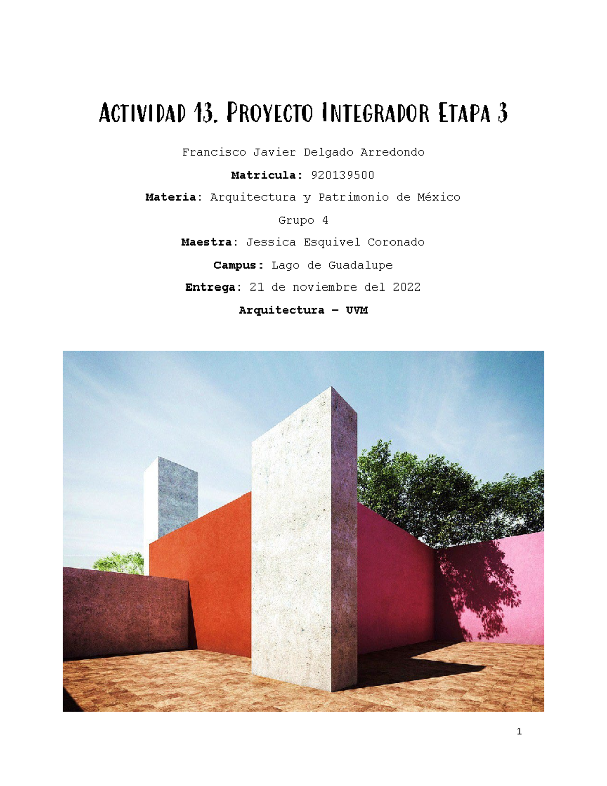 ACT#13 - proyecto 13 completo y con buena calificación - Actividad 13. Proyecto Integrador Etapa ...