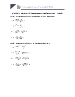 Algebra superior act - nfk - Algebra superior Edwin Gallegos Manríquez ...