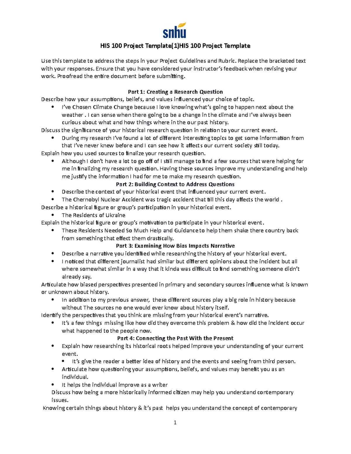 HIS 100 Project Template - HIS 100 Project Template(1)HIS 100 Project ...