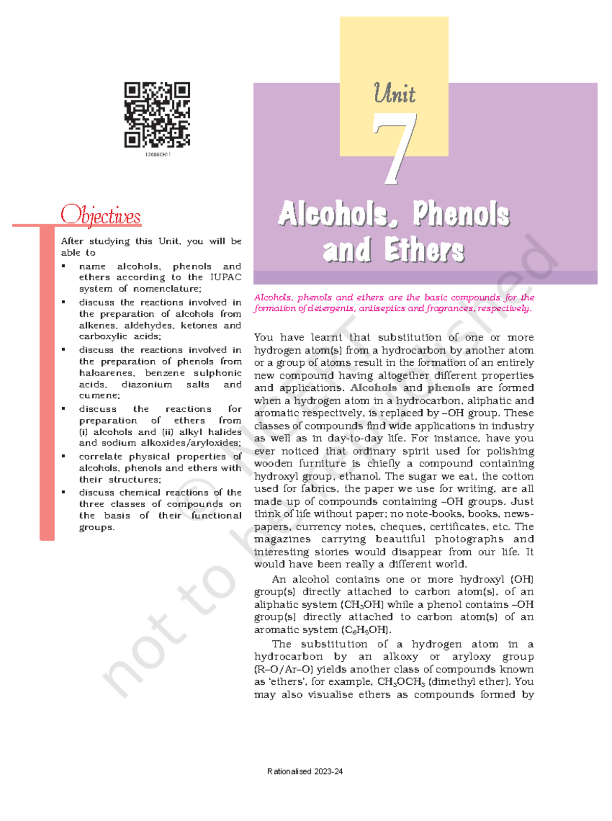 Lech202 - Course guide 202, LECH. - After studying this Unit, you will be able to name alcohols ...