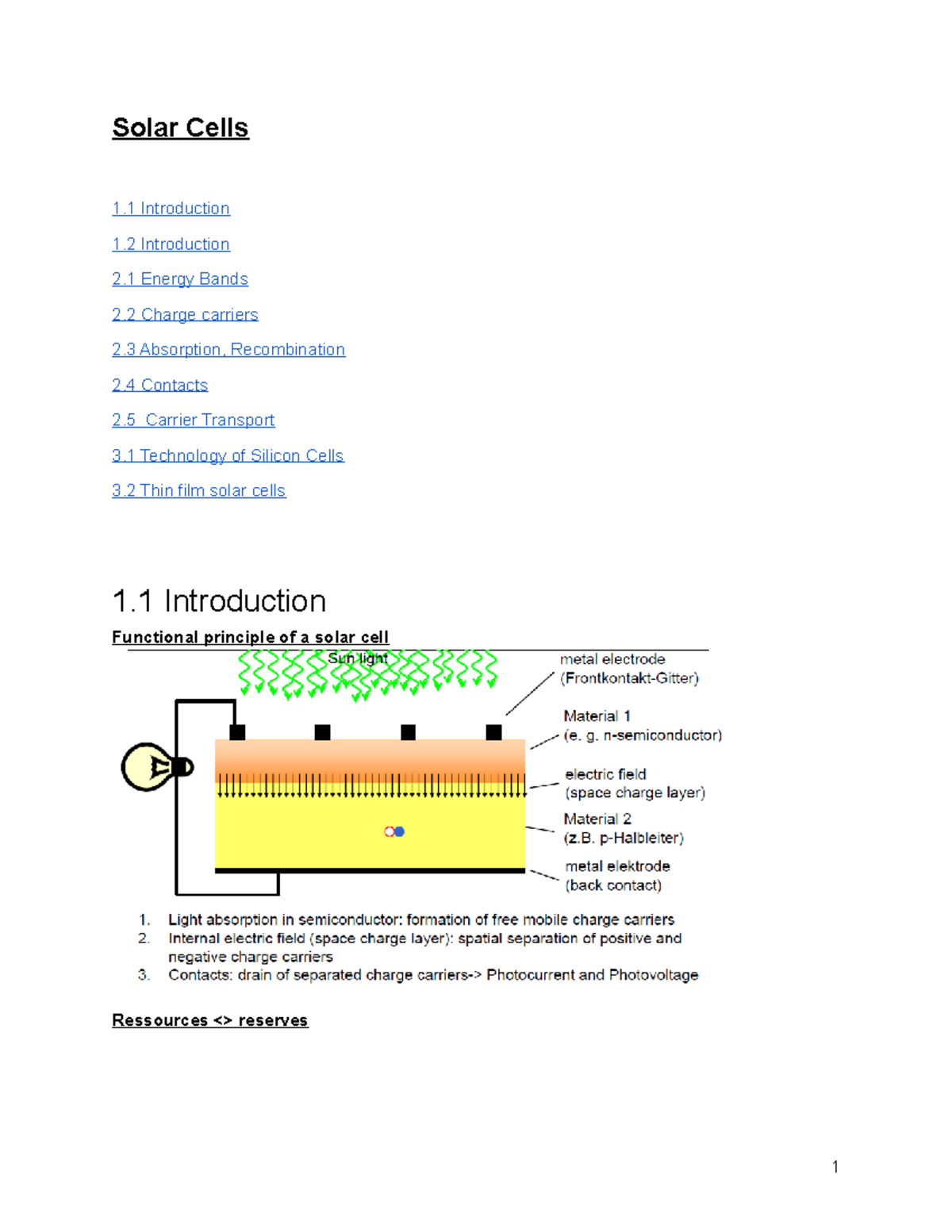 Fundamentals of solar cells TU Darmstadt 2021 - Fundamentals and ...