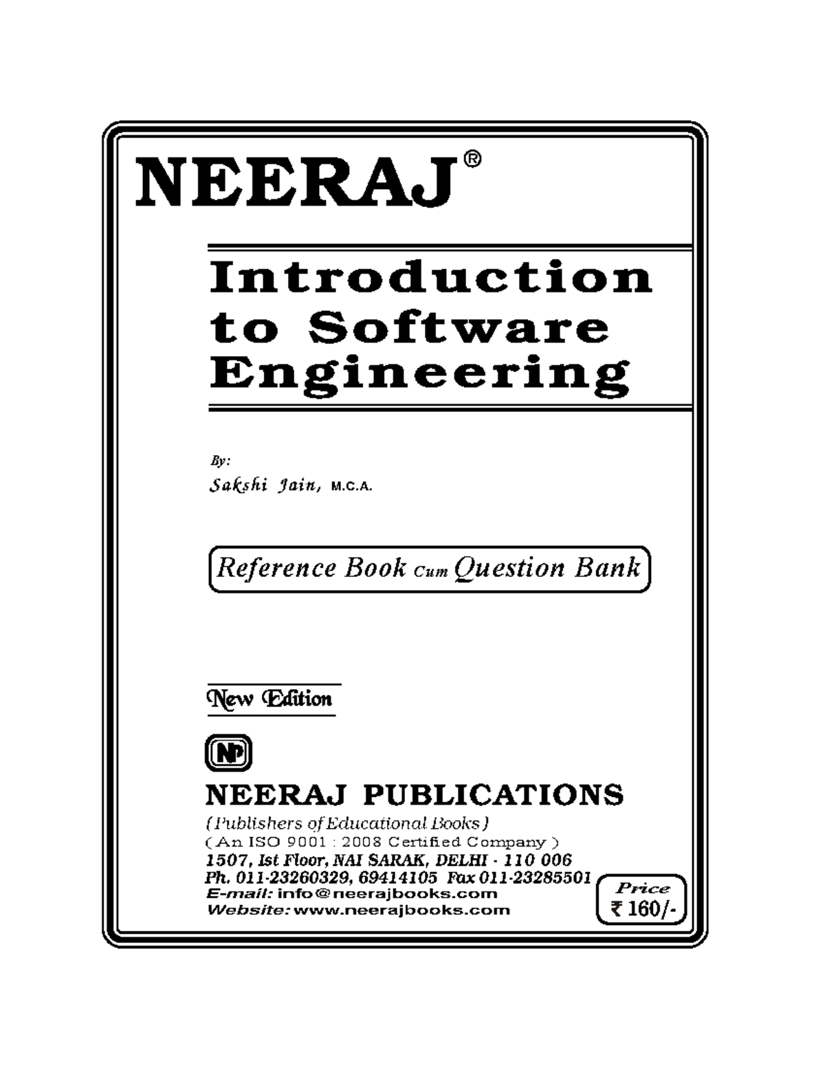 Introduction to Software Engineering (BCS-051) - New Edition ( An ISO ...