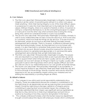 D079 Task 1 - Task 1 Passed - D079 Business Environment Applications II ...