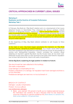 2324 crit lg03 ce01 student guide - CRITICAL APPROACHES IN CURRENT LEGAL ISSUES LARGE GROUP 3 ...
